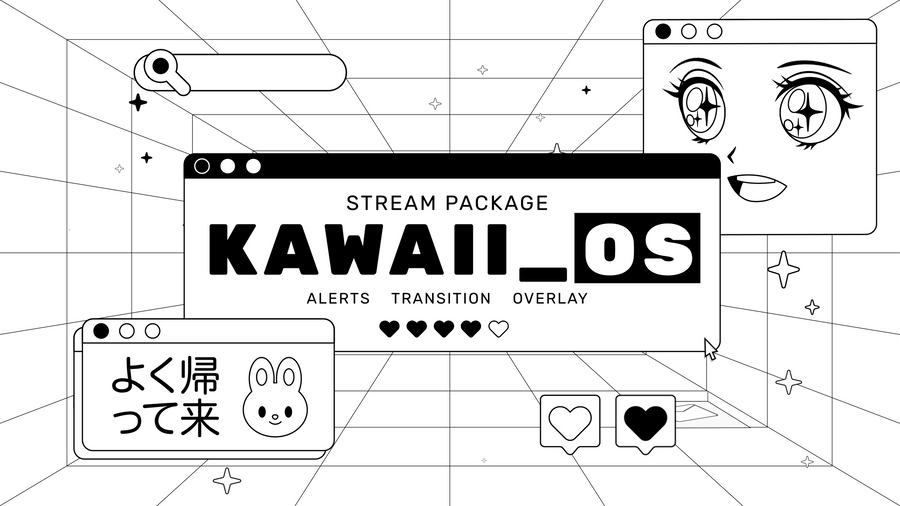 Retro Stream Overlays — Pixel Art & Synthwave | kudos.tv