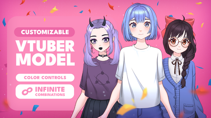 Premade VTube Studio VTuber Models Collection