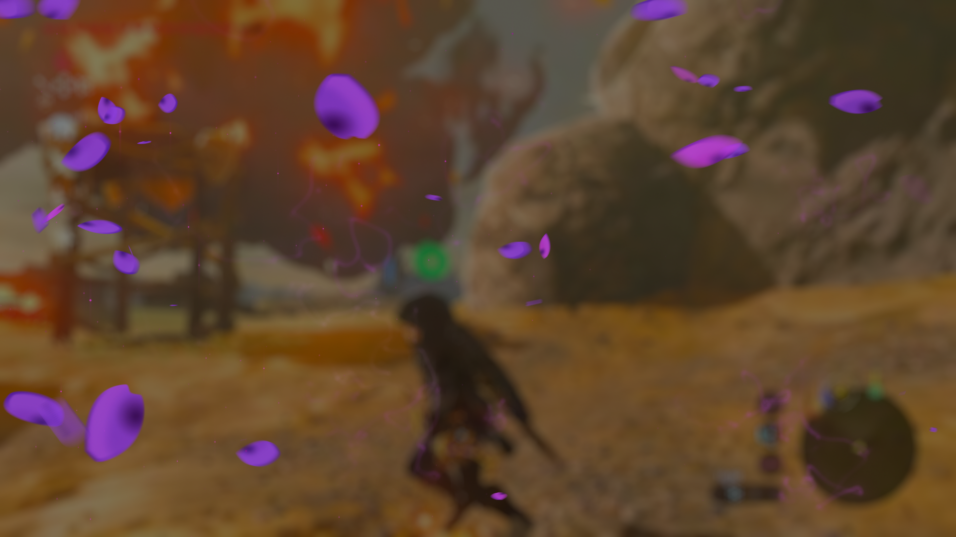 Dark Sakura Stream Decorations for Streamlabs, StreamElements, and OBS