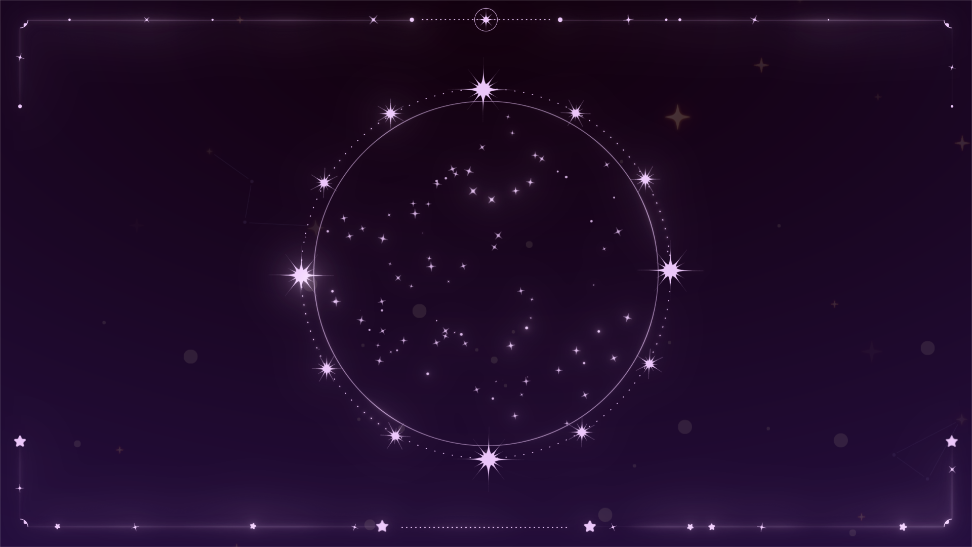 Starlight Stream Decorations for Streamlabs, StreamElements, and OBS