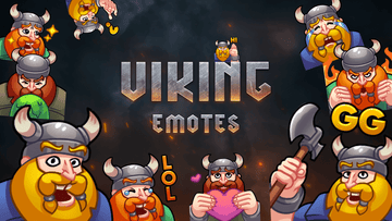 Viking Emotes for Twitch, Youtube and Discord | Download Now!